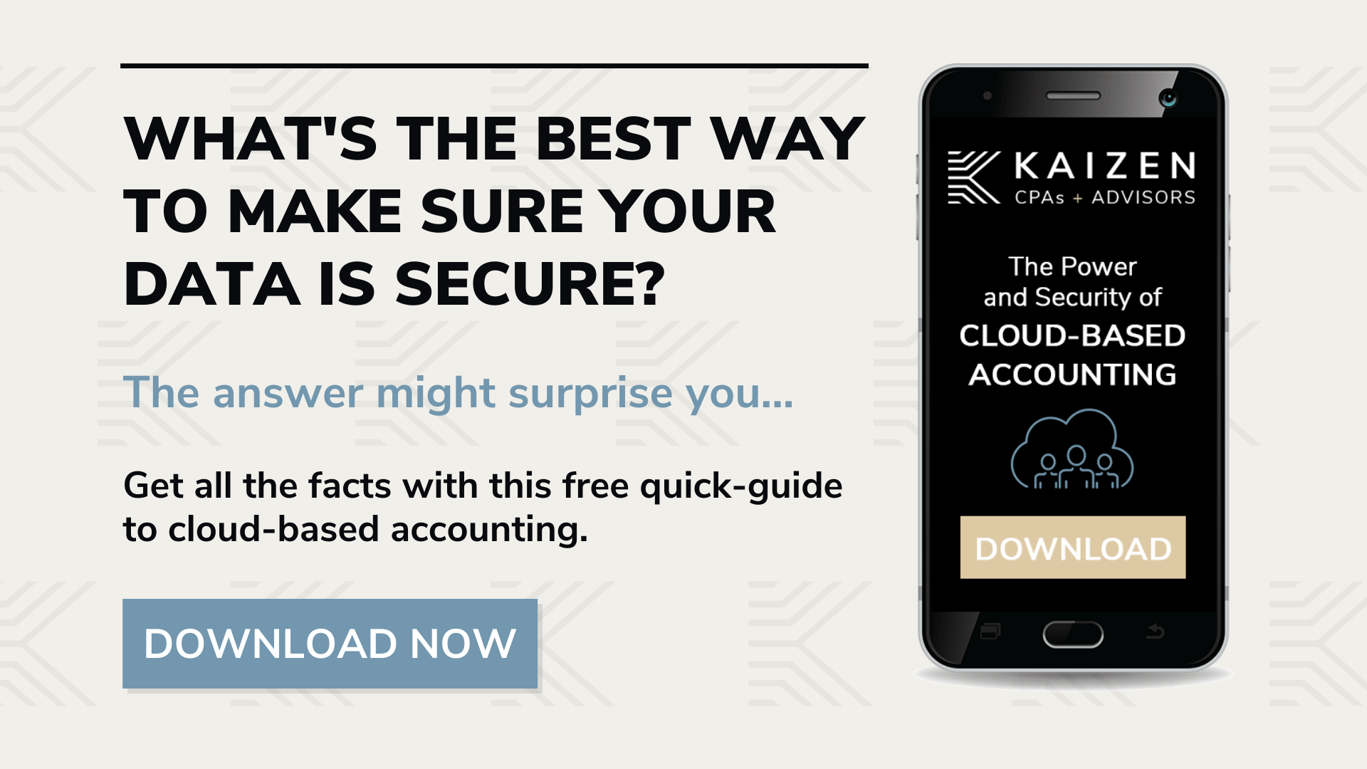 Power and Security of Cloud-Based Accounting | Kaizen